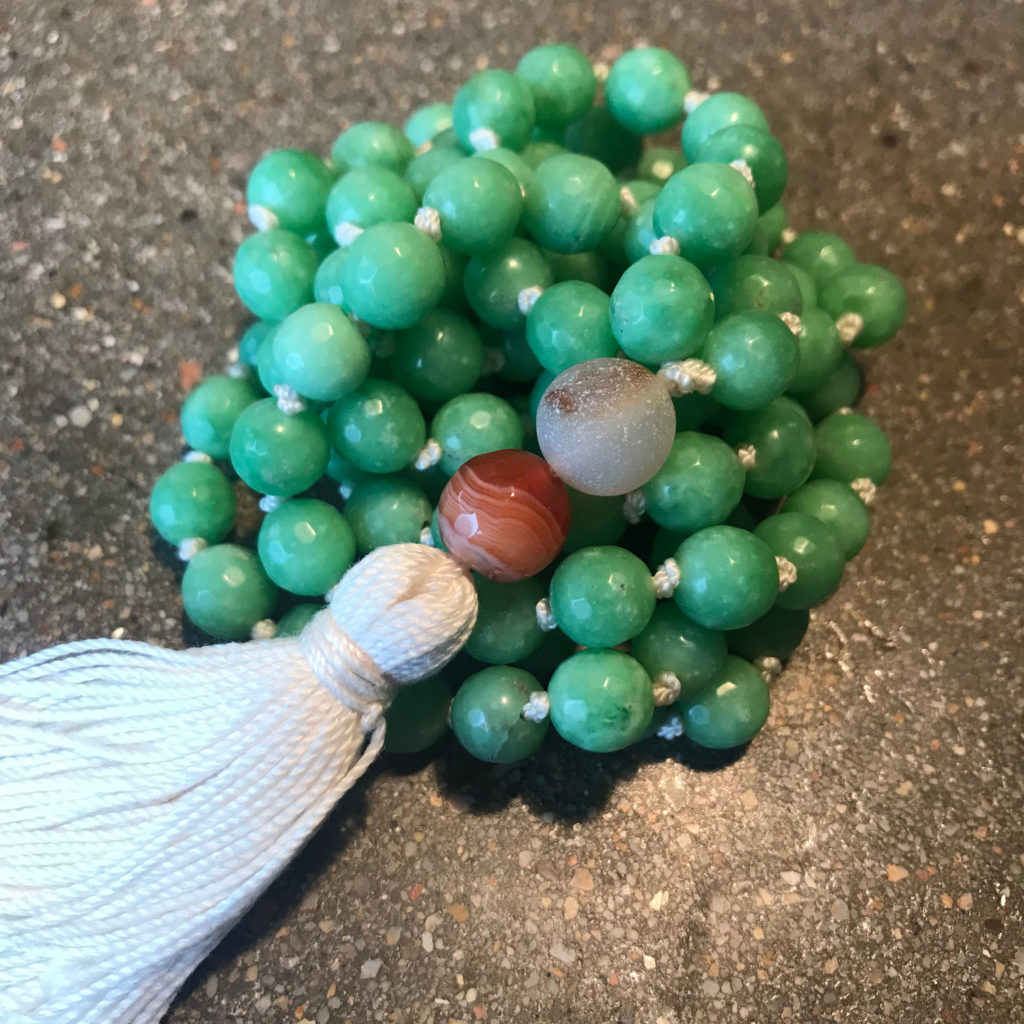 Green Jade Mala | Promotes Love and Harmony | Becky Prater